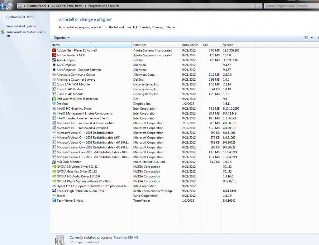 11 – Installed software | WeBreakTech